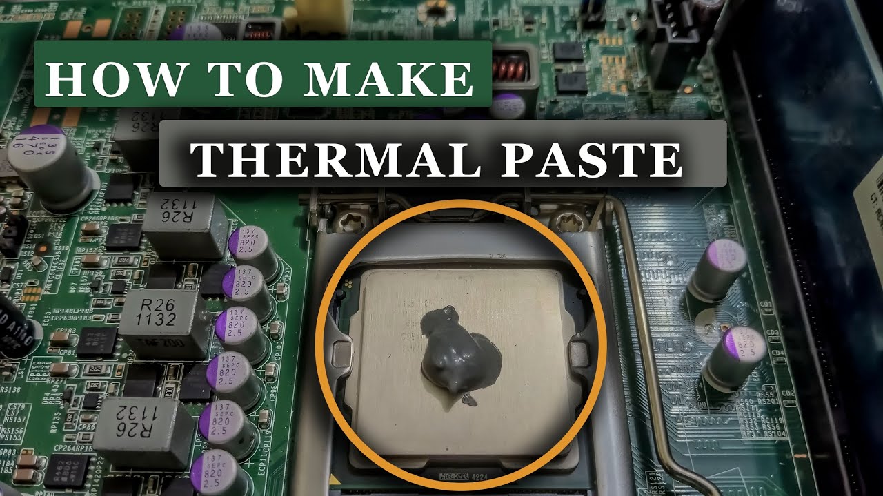 How to make a thermal paste - YouTube