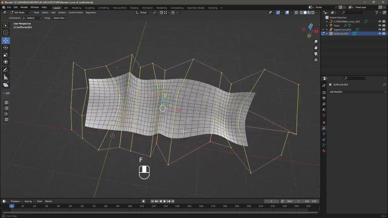 Videoguide - Create Mesh or Nurbs Surface for Terrain or Soft Surfaces Using Level Curves in ...