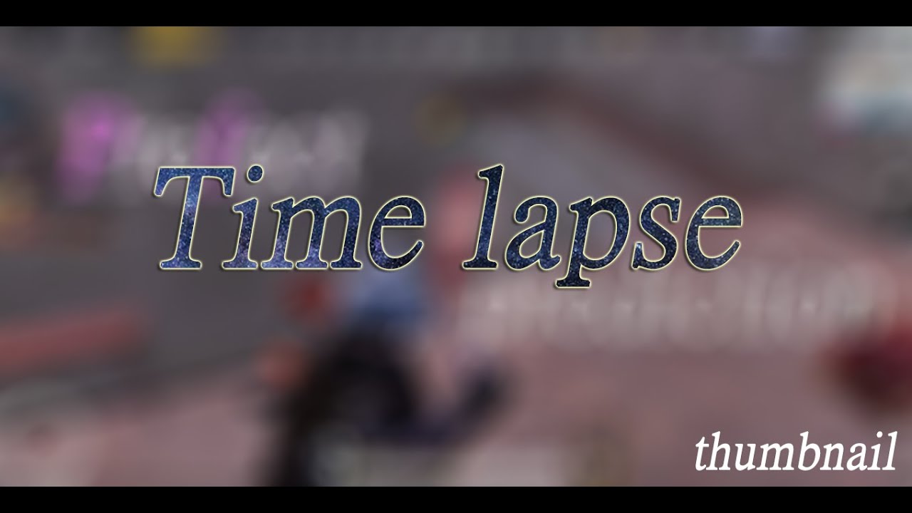 【Time Lapse】Making thumbnail for montage 2 (Ps) - YouTube