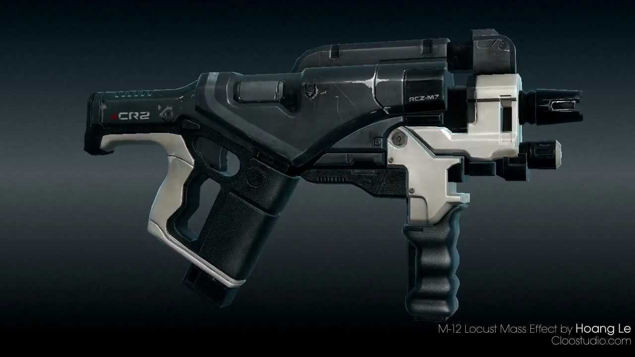 M-12 Locust - Mass Effect Turnable - YouTube