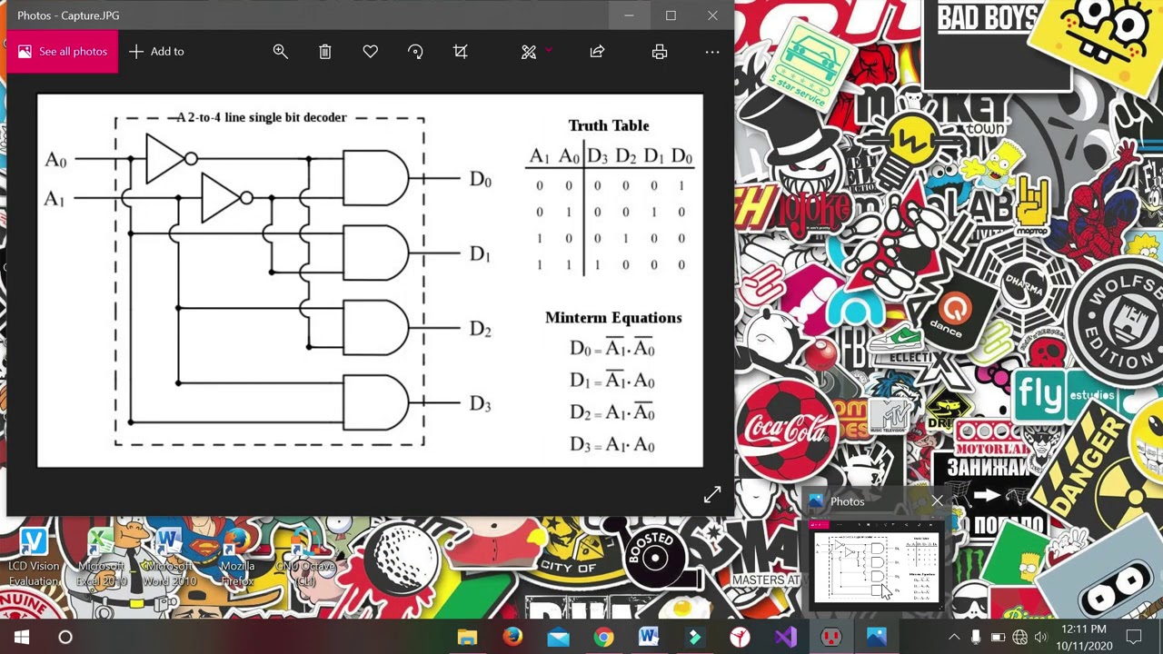 Simulasi Rangkaian Decoder 2-to-4 - YouTube