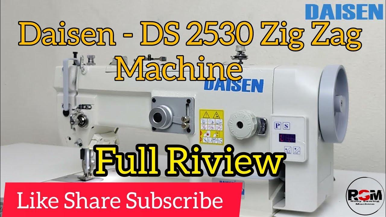 DAISEN - DS 2530 Walking foot Zig Zag Sewing Machine - YouTube