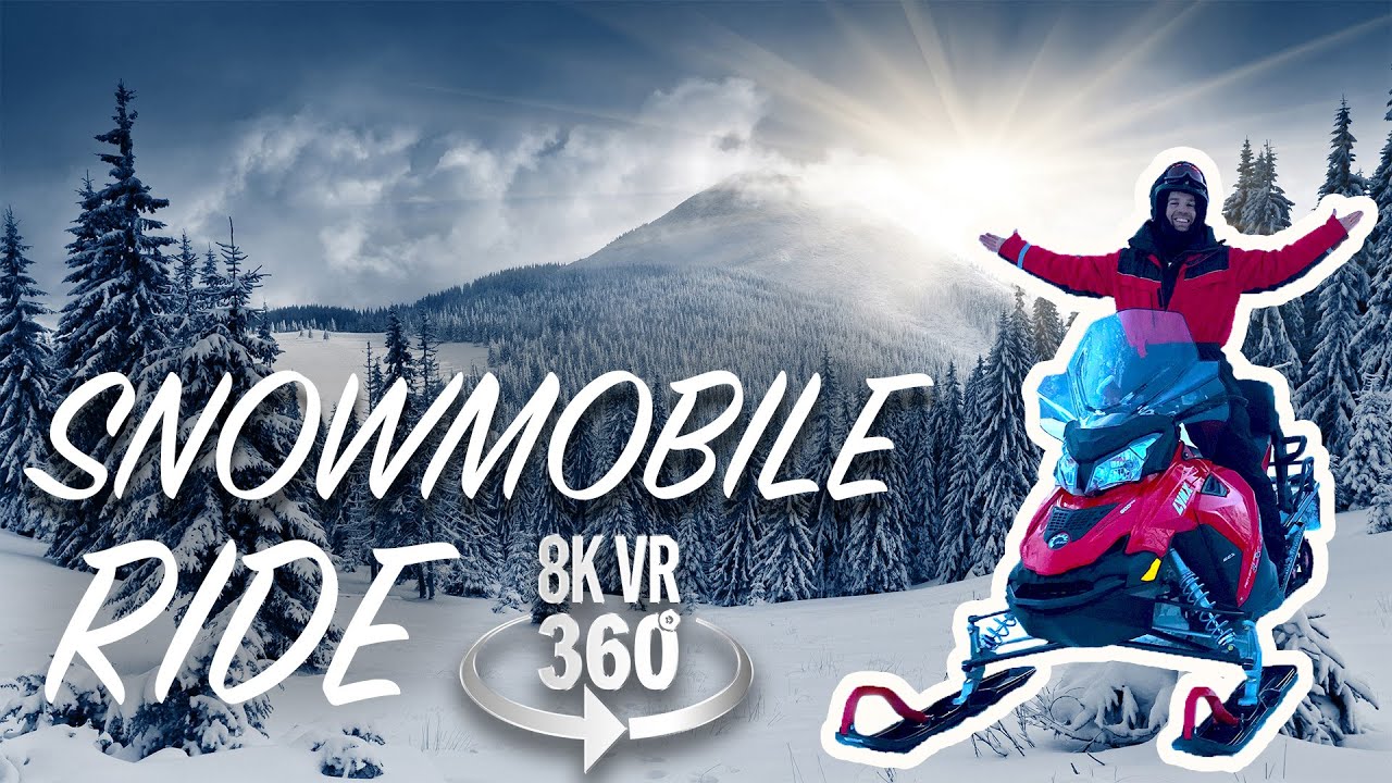 A Snowmobile Ride - 8K 360 VR Video! - YouTube