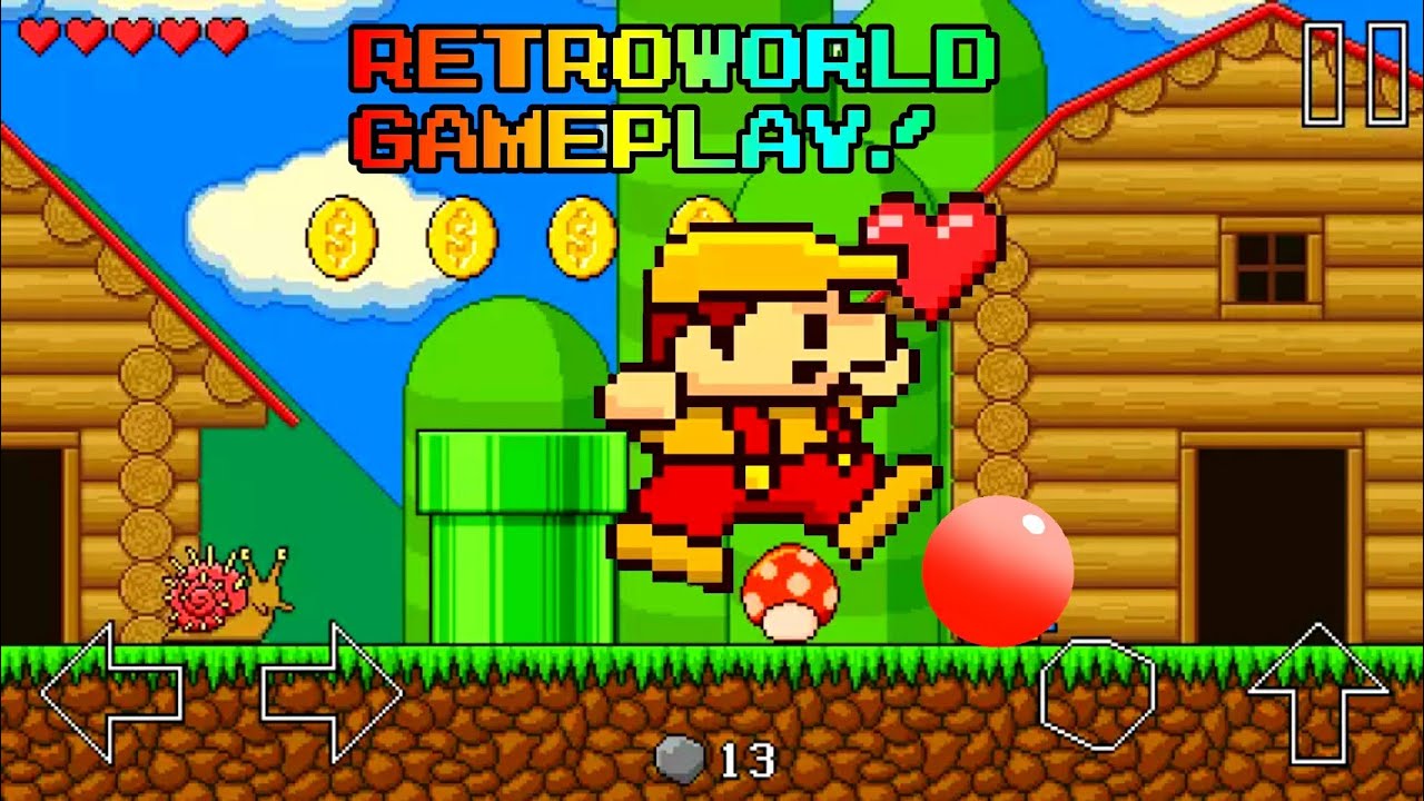 Mobile Games, Retro World Gameplay - YouTube