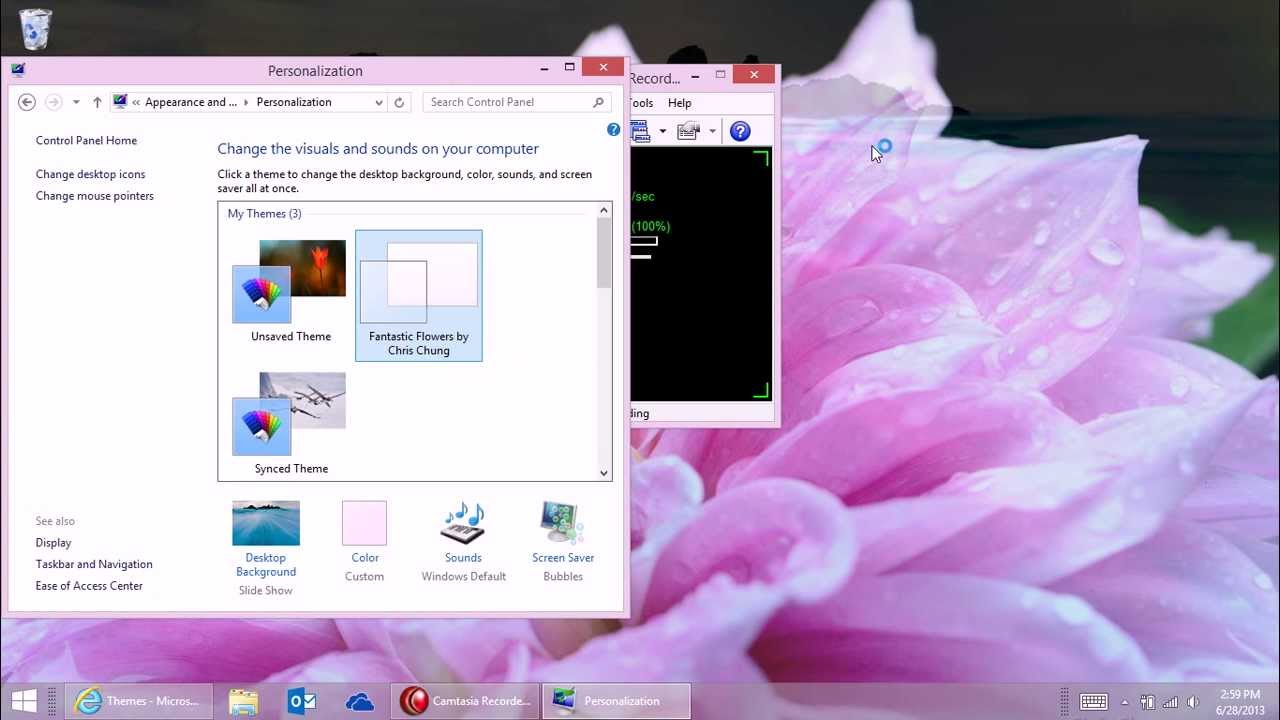 Windows 8.1 Get and Install New Themes - YouTube