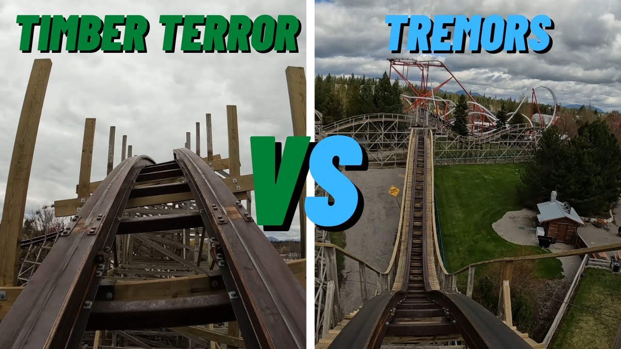 Which Wooden Roller Coaster at Silverwood Is Better? | RMC 208 RetraK ...