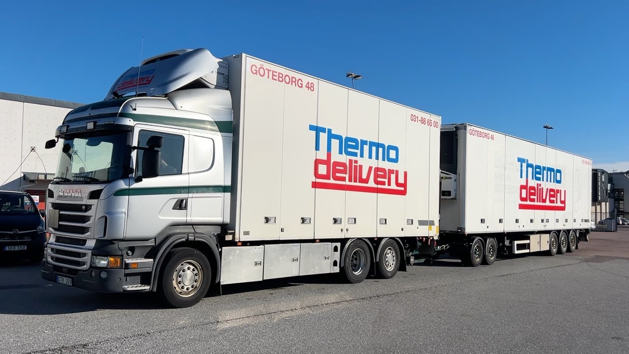 Köp Lastbil Scania R500 dolly & trailer V8 med kyl/värme på Klaravik ...