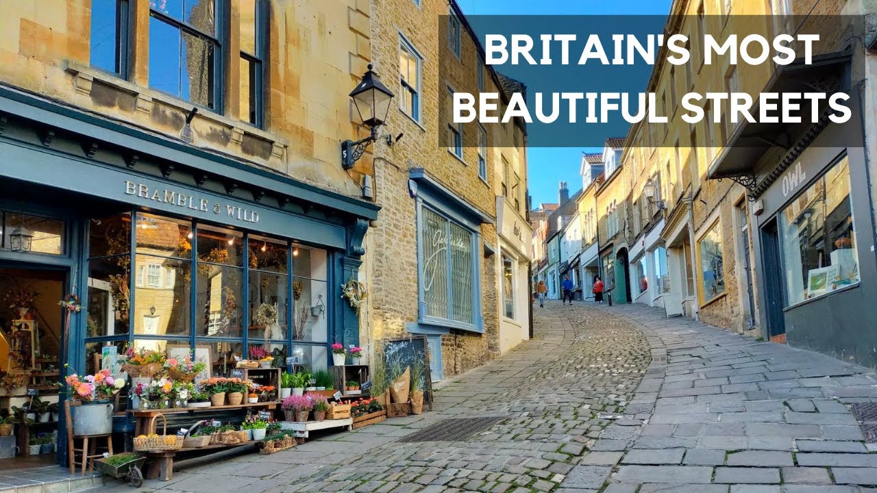 The Most Beautiful Streets To Visit In The UK | Let's Walk! - YouTube