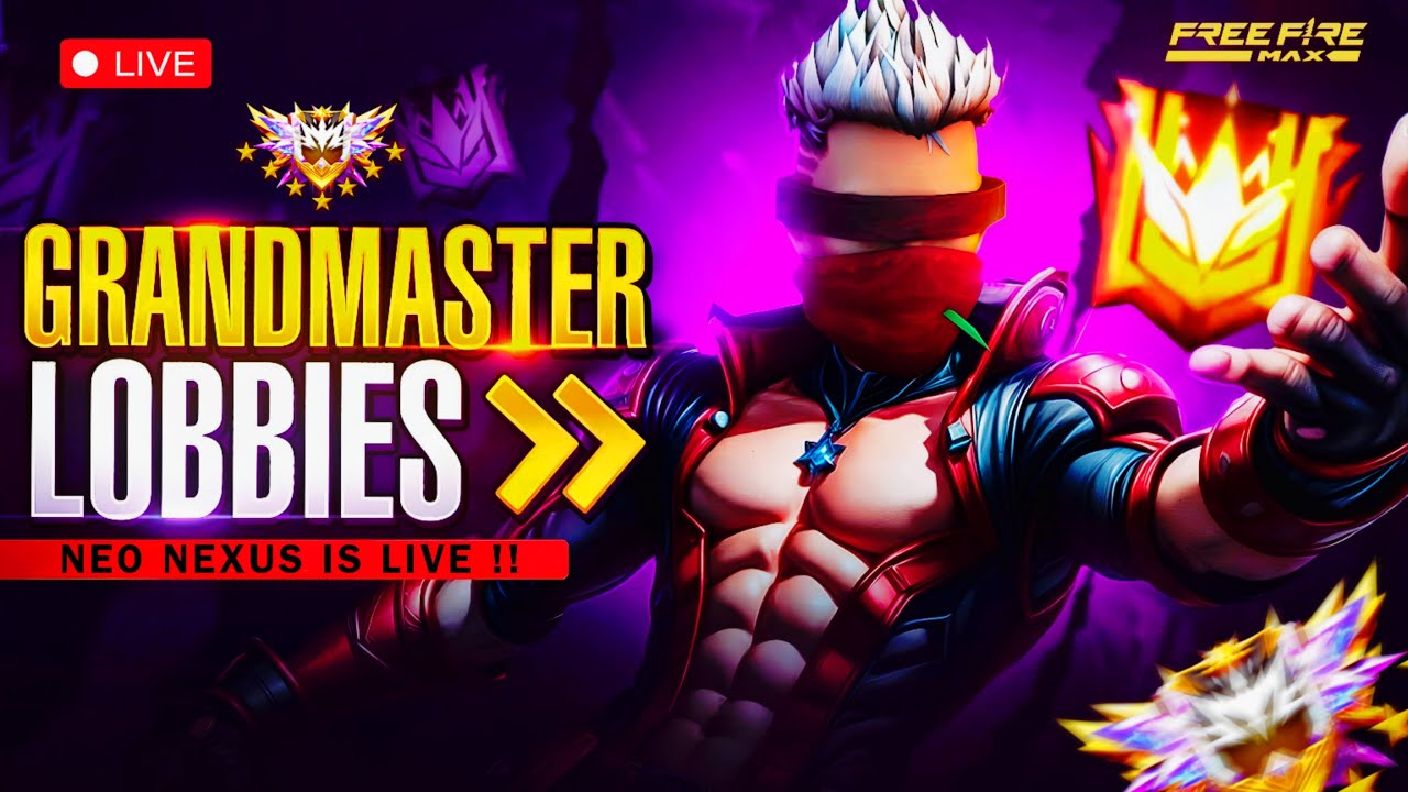 🔴[Live] Dominating Top 1 Grandmaster V Badge Lobby🗿😤Serious Grandmaster ...