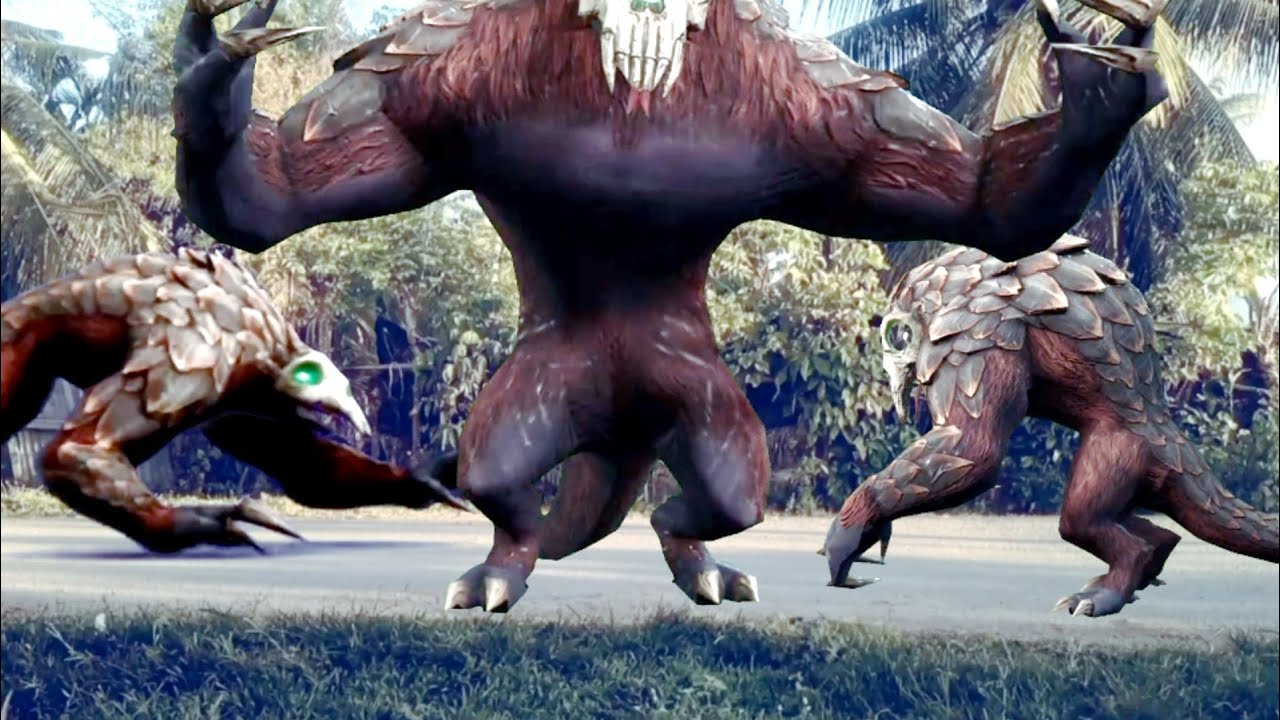 Temple run demon monkey in real life - YouTube