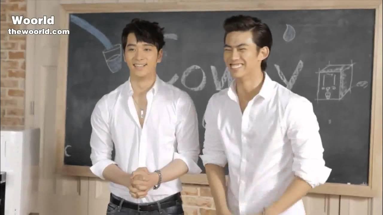 中字2PM Coway CF 製作花絮~ㅠㅠ♥ - YouTube