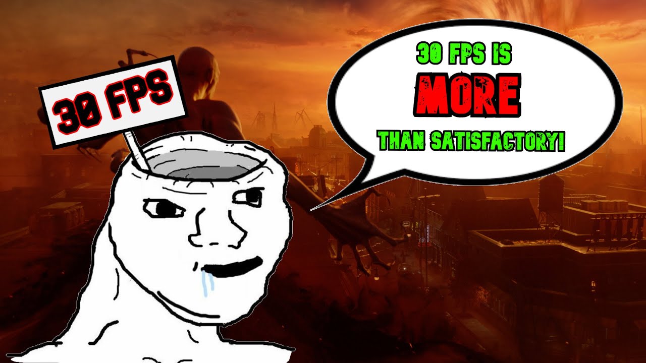 "30 fps is MORE than satisfactory" according to gaming journalist - YouTube