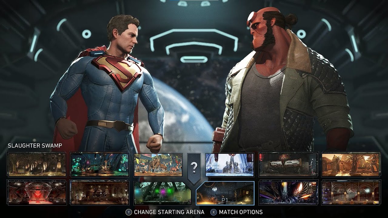 INJUSTİCE 2 | SUPERMAN VS HELLBOY (LVL 30 VS LVL 30) - YouTube