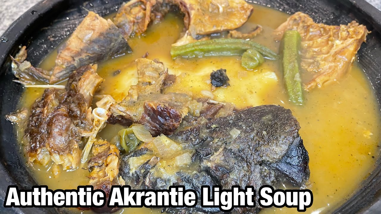 How To Make Akrantie (Grasscutter) Light Soup Village Style. - YouTube