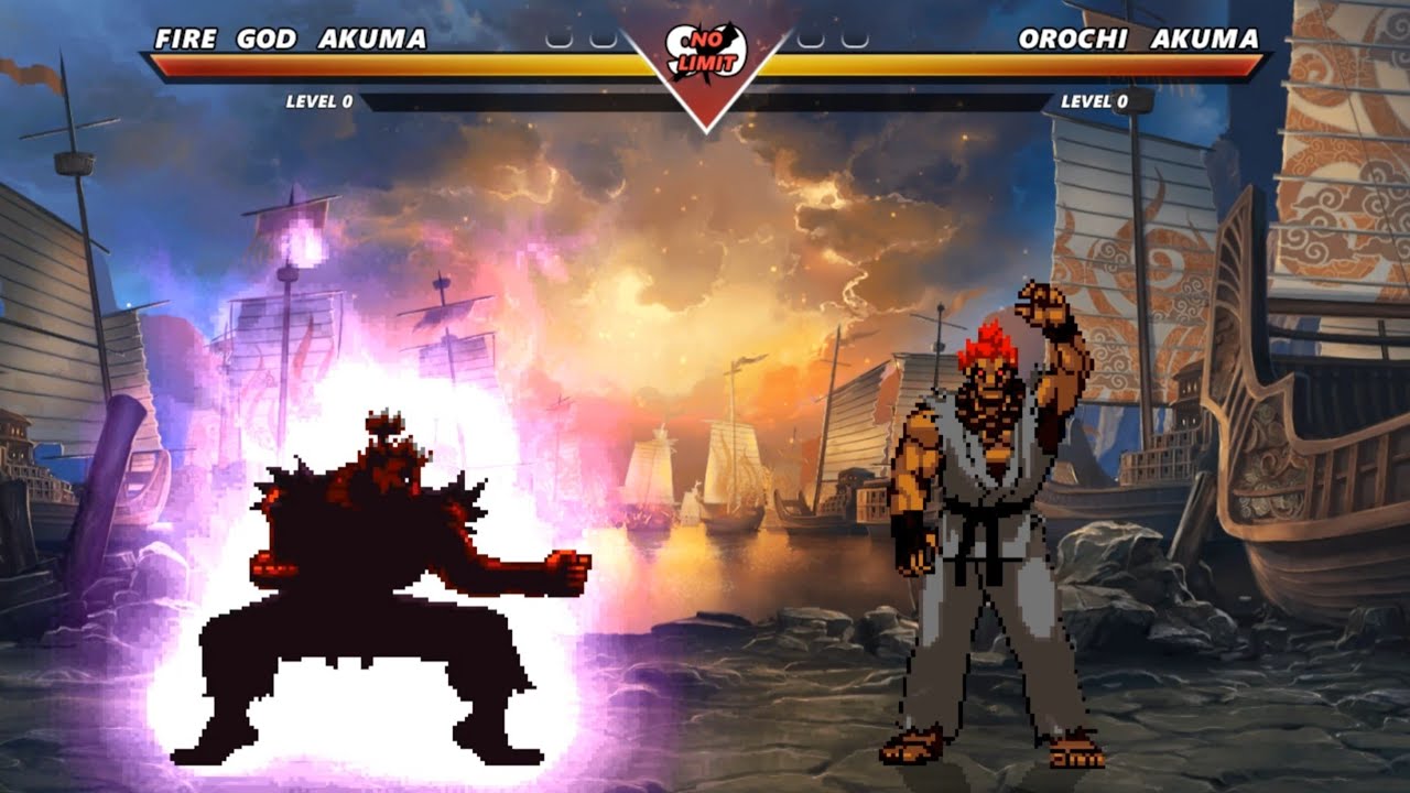 FIRE GOD AKUMA vs OROCHI AKUMA - The most epic fight ever made! - YouTube