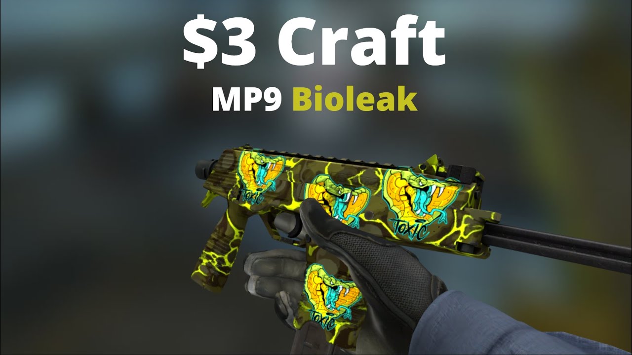 TOXIC GREEN Craft!! $3 MP9 Bioleak - YouTube