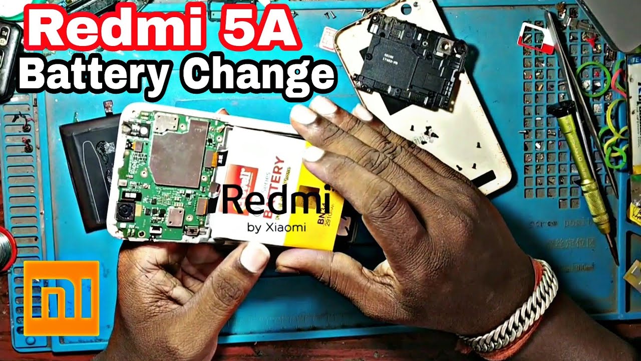 Redmi 5A battery Replacement | MI Redmi 5A battery Replacement | - YouTube