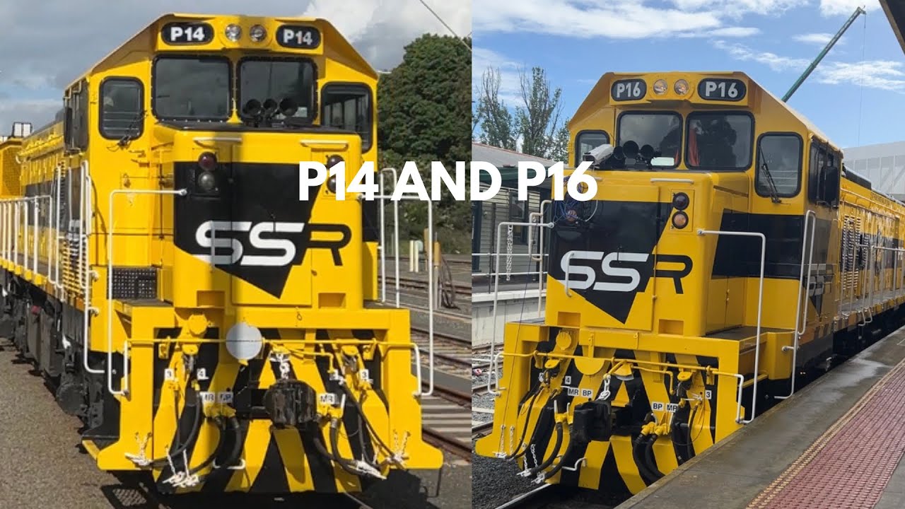 P14 and P16 train SSR with EVIE EV120 - YouTube