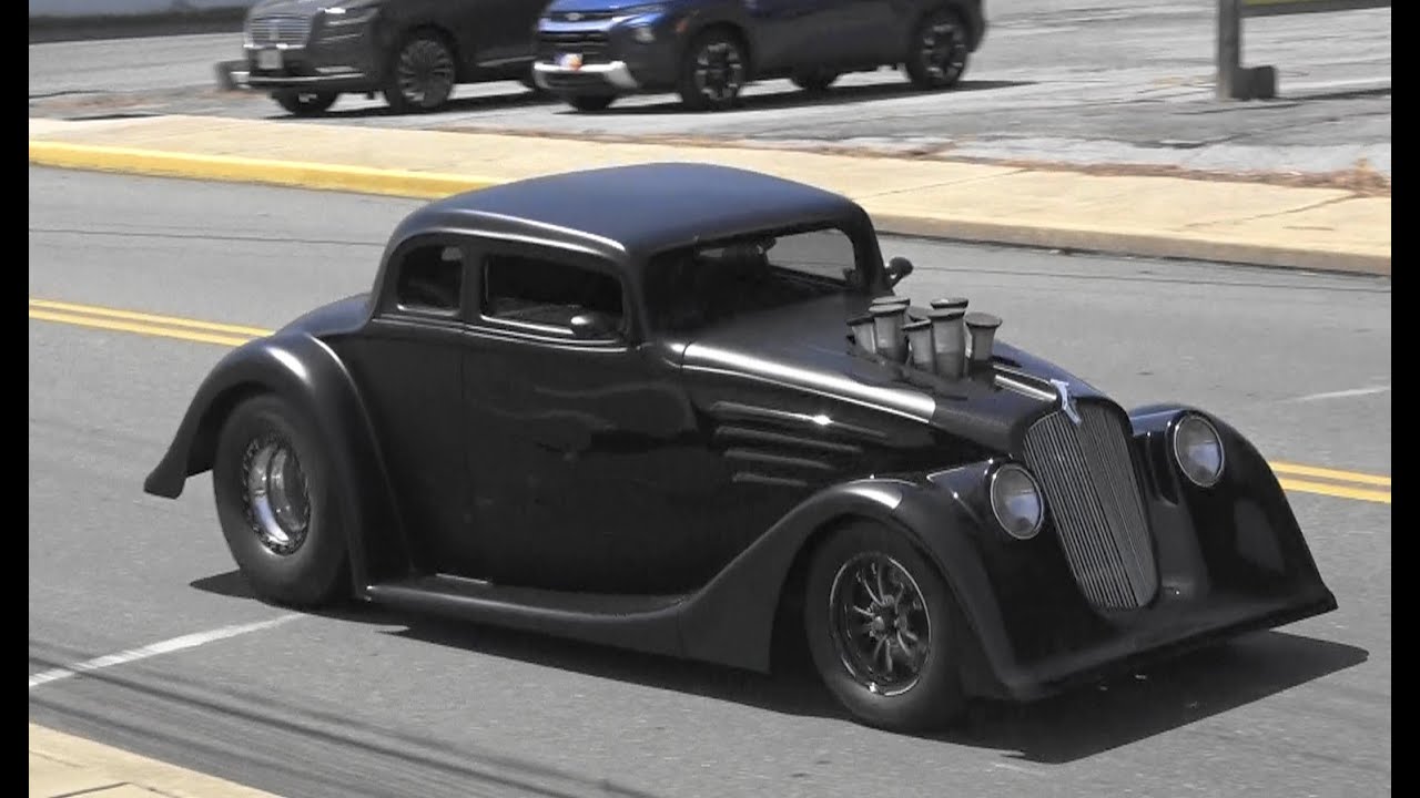 Pro Street 33 Willys Chevy Show 2023 - YouTube