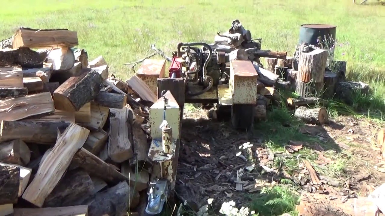 Processing Fire Wood For The Off Grid Homestead - YouTube