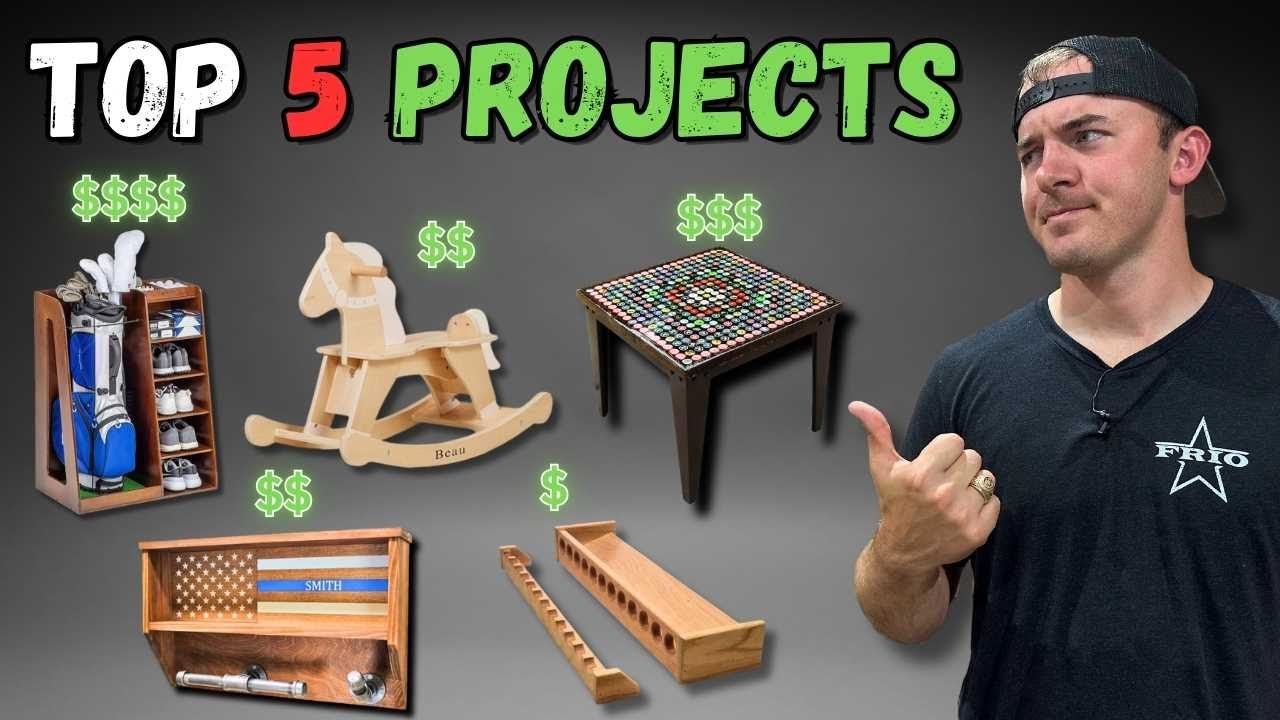 5 Projects to Make You 10k in 2024 | Make Money Woodworking - YouTube