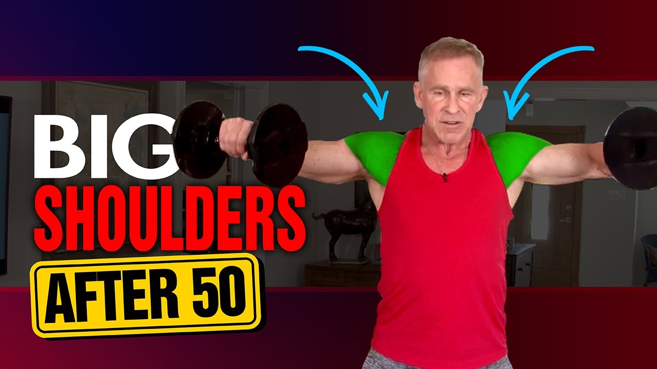 Big Shoulders At Home Workout For Men Over 50 (LIGHT WEIGHT, BIG ...