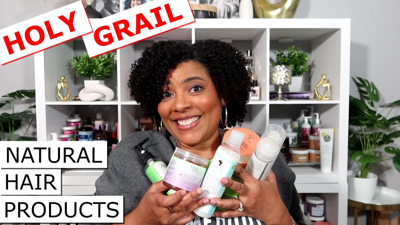 MY HOLY GRAIL HAIR PRODUCTS FOR 2024 / Best Natural Hair Products for ...