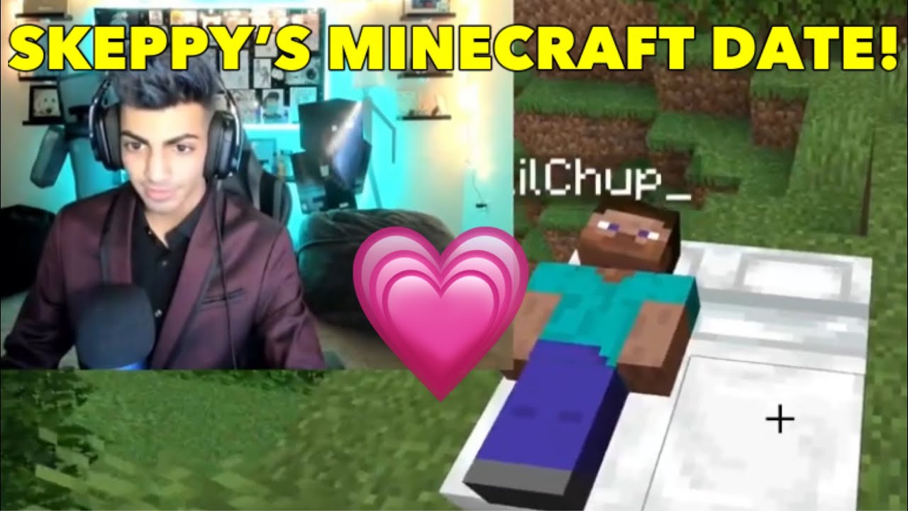 Skeppy finds LOVE and goes on MINECRAFT DATE - YouTube