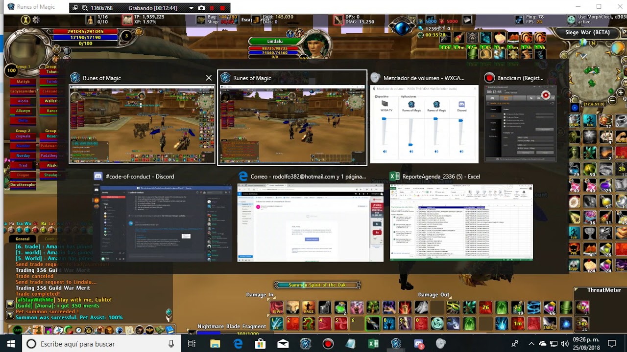Runes of magic siege war Serenity vs Aurora 25/09/2018 - YouTube