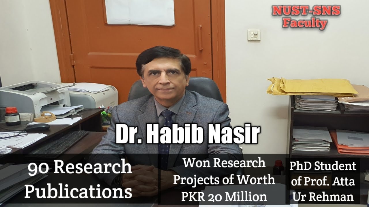 Dr Habib Nasir|| Department of Chemistry|| SNS - YouTube