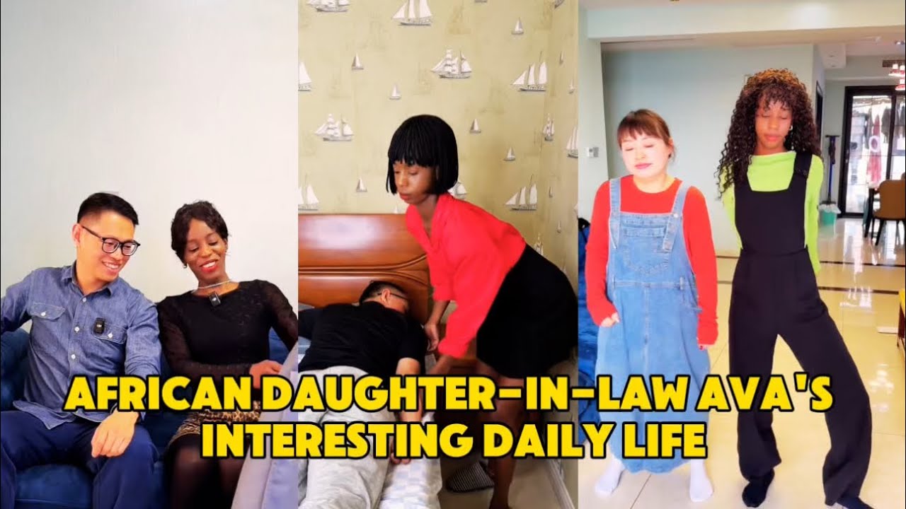 Interesting daily life of African wife Ava and her husband - YouTube
