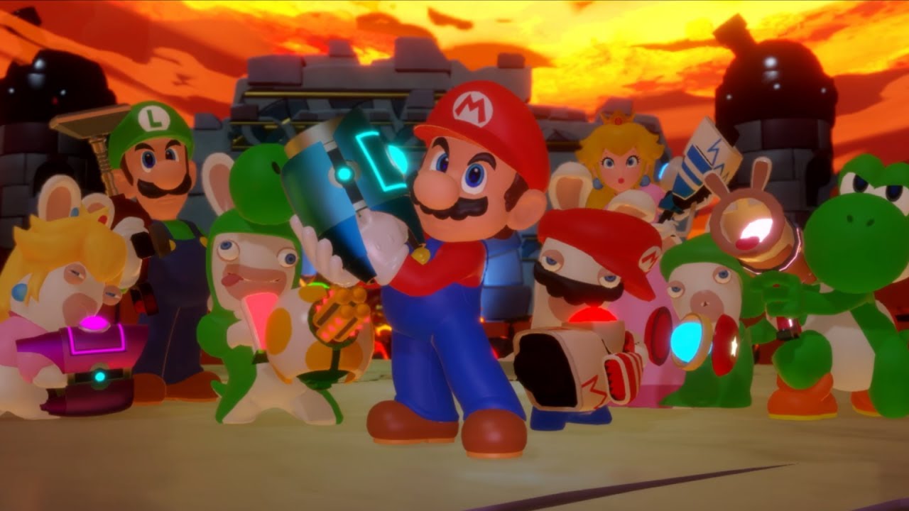 Mario + Rabbids Kingdom Battle - World 4-9/Bowser's Castle (Final Boss ...