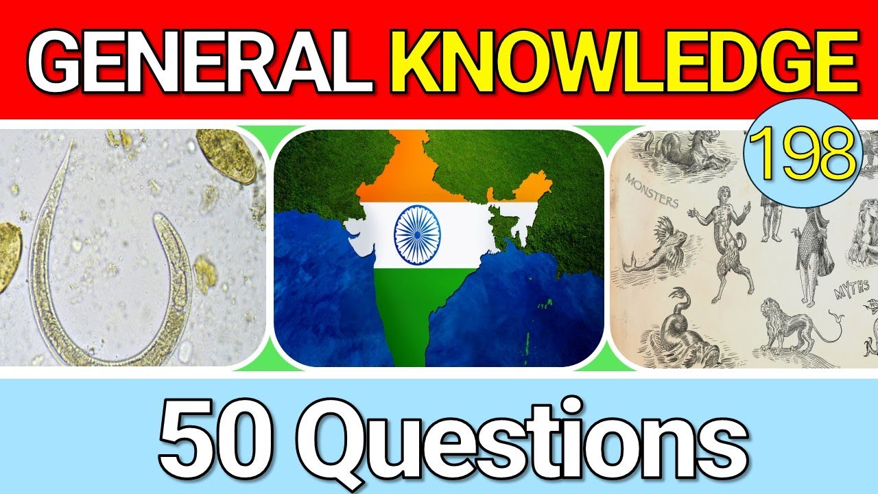 Educational General Knowledge Quiz Trivia 198📚💡| Can You Answer All 50 ...