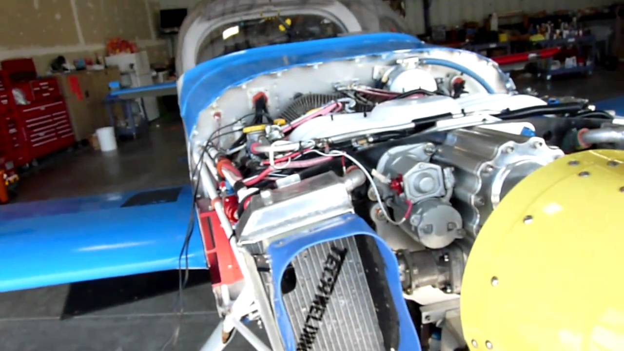 geareddrives psru installed on RV7 subaru ez30 h6 engine - YouTube