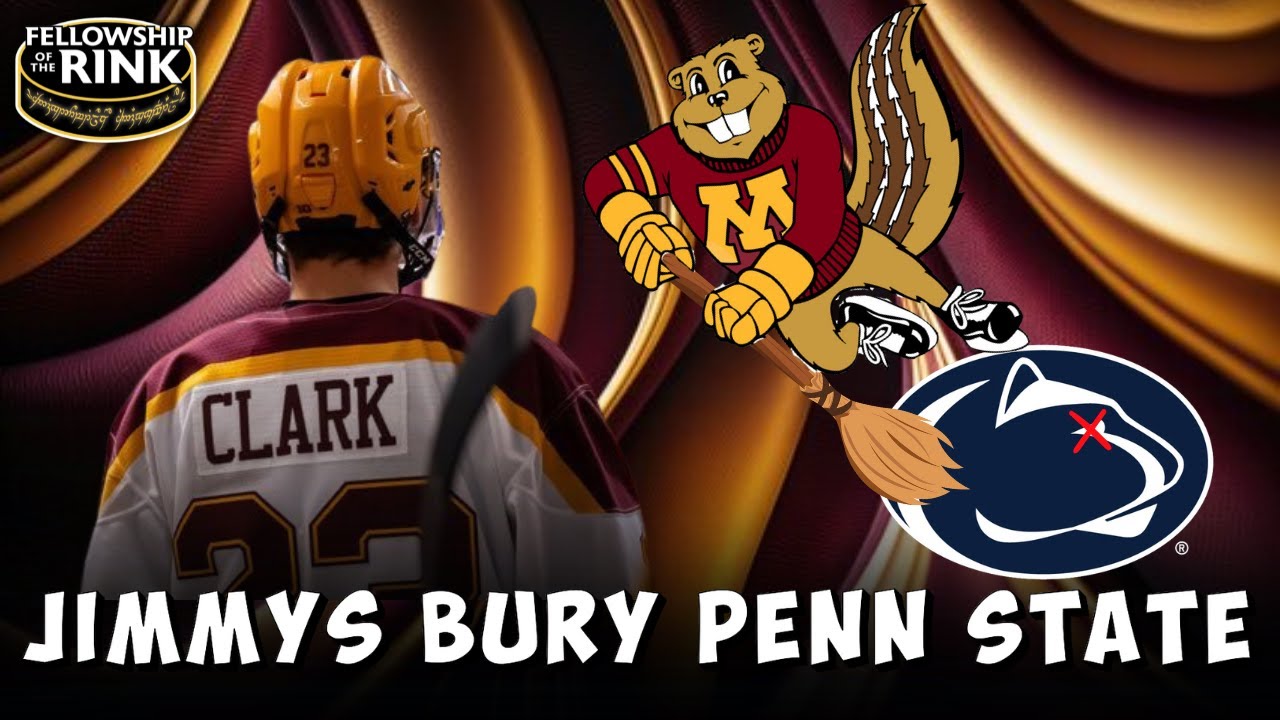 Jimmy Clark recaps GRITTY Gopher Sweep - Penn State | 4th Line Kurth ...