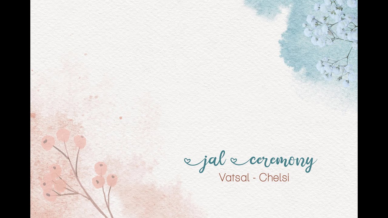 \ LIVE \ VATSAL & CHELSI ( JAL CEREMONY ) - YouTube