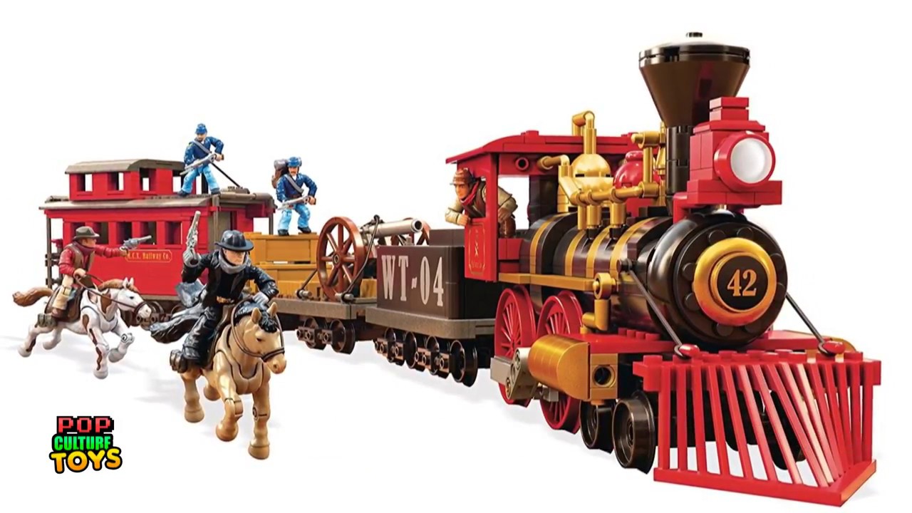 TRAIN HEIST MEGA CONSTRUX PROBUILDER - YouTube
