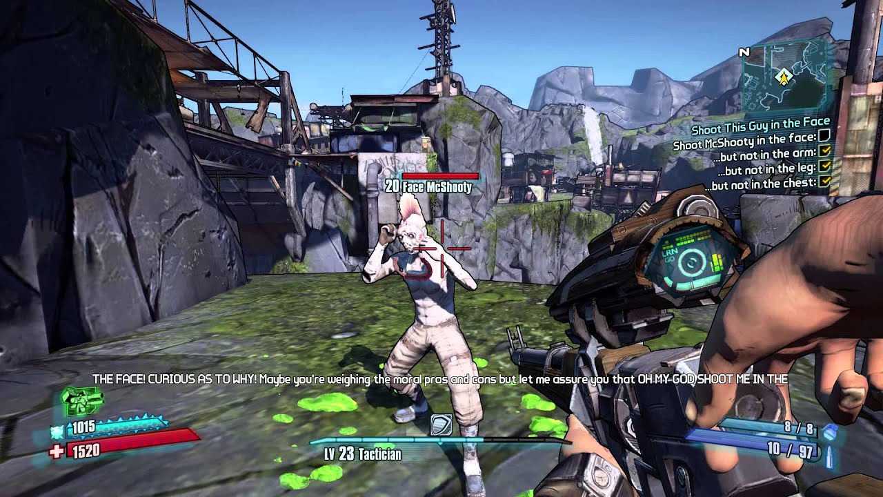 Borderlands 2 Shoot me in the face!!! (Full HD) - YouTube