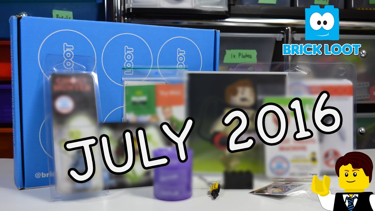 July 2016 BRICKLOOT LEGO UNBOXING! GHOST HUNTERS! - YouTube