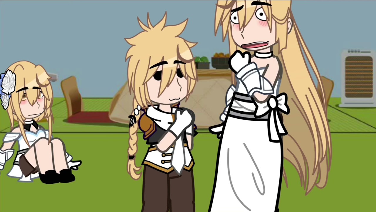 Mommy I got my first period/lumine and aether kids au\Genshin impact ...