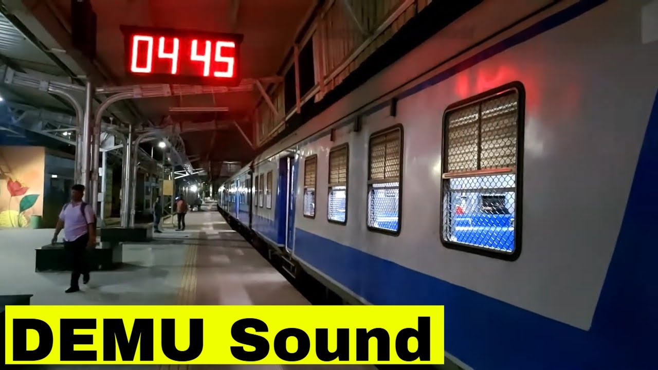 DEMU Local Train Pure HQ Sound | 01521 Pune - Daund Fast DEMU Special ...
