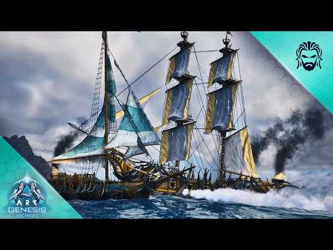 I Built My First Pirate Ship and Had a Massive Sea Battle! | ARK: Genesis [E3]
