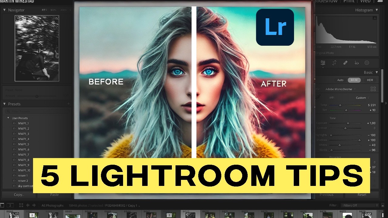 5 secret LIGHTROOM TIPS AND TRICKS the pros won't share - YouTube