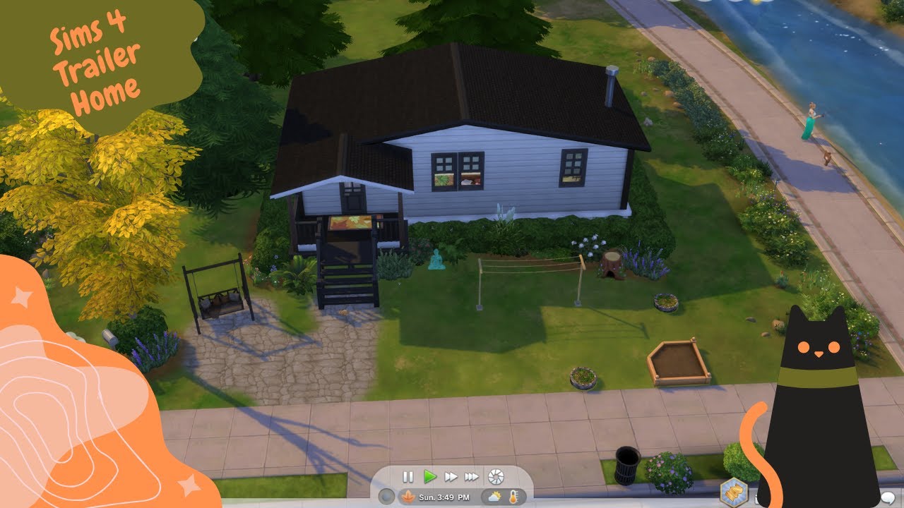 Creating a Cozy Trailer Home in The Sims 4 - YouTube