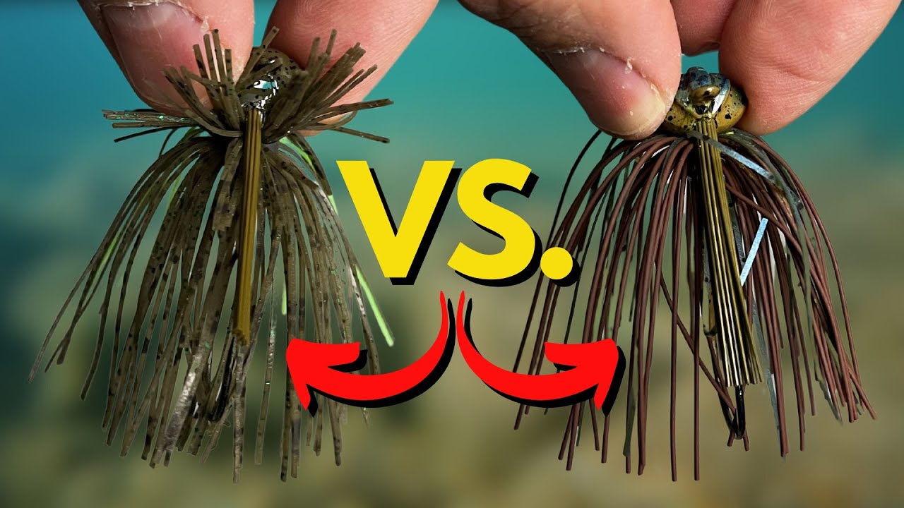 Cold Water Jigs: Living Rubber vs Silicone Skirts - Watch the ...