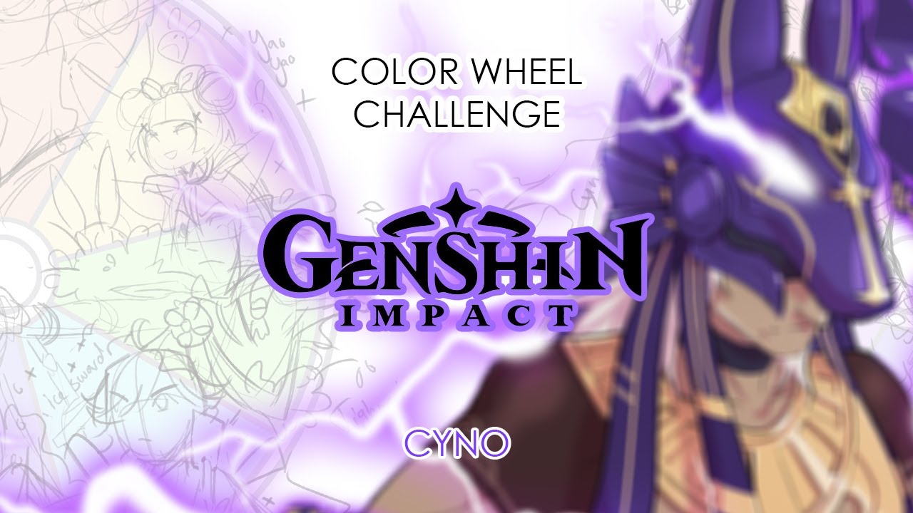 Color-wheel challenge: Genshin Impact characters: Cyno - YouTube
