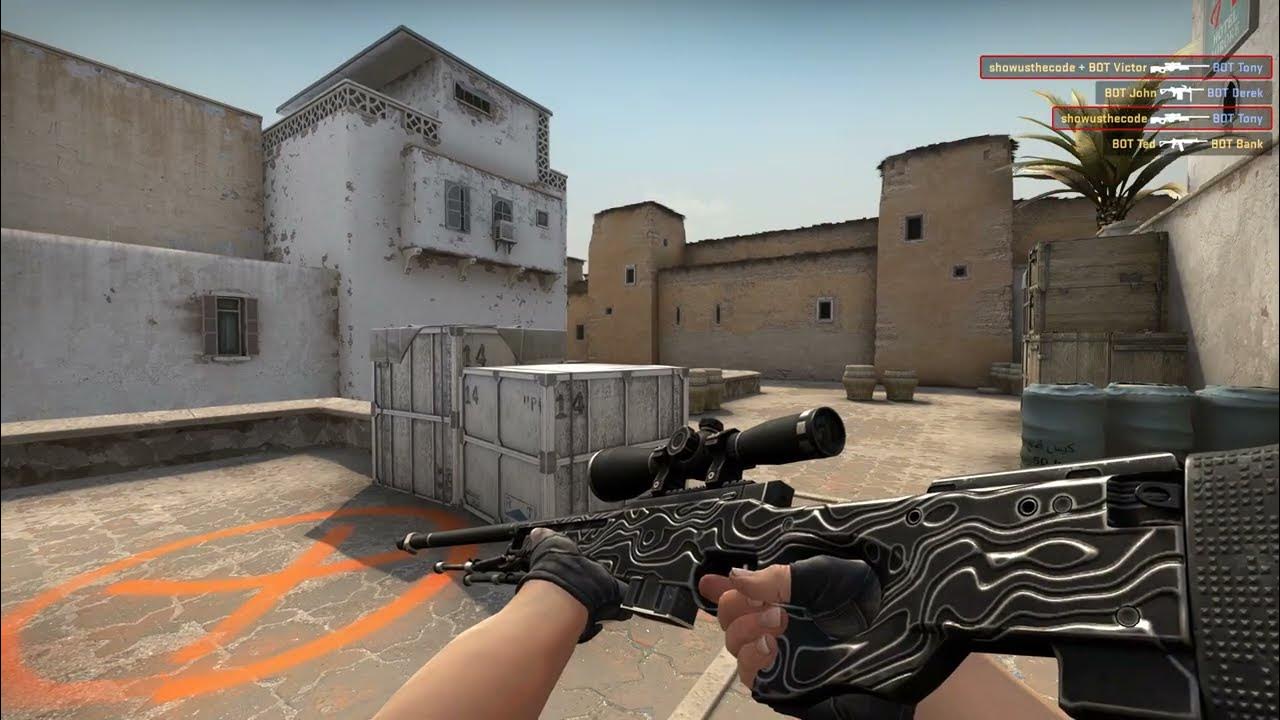 CS:GO Skin Spotlight: AWP | Black Nile - Gameplay - YouTube
