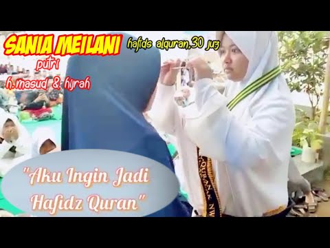 PEMASANGAN SEPASANG MAHKOTA HAFIDZ QURAN OLEH PUTRI SANIA MEILANI KEPADA IBUNDANYA TERCINTA💖💘💗