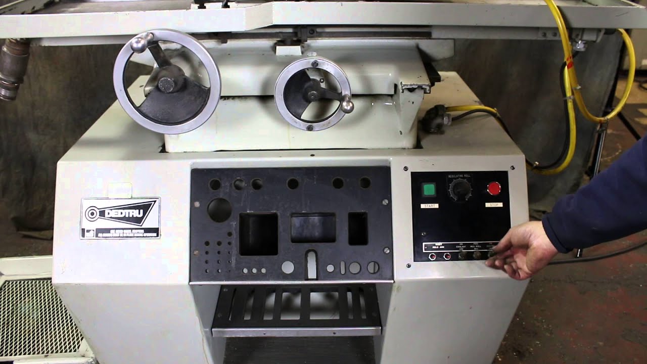 153412 UNISON "DEDTRU" CENTERLESS GRINDER MODEL: 4235-0000 - YouTube