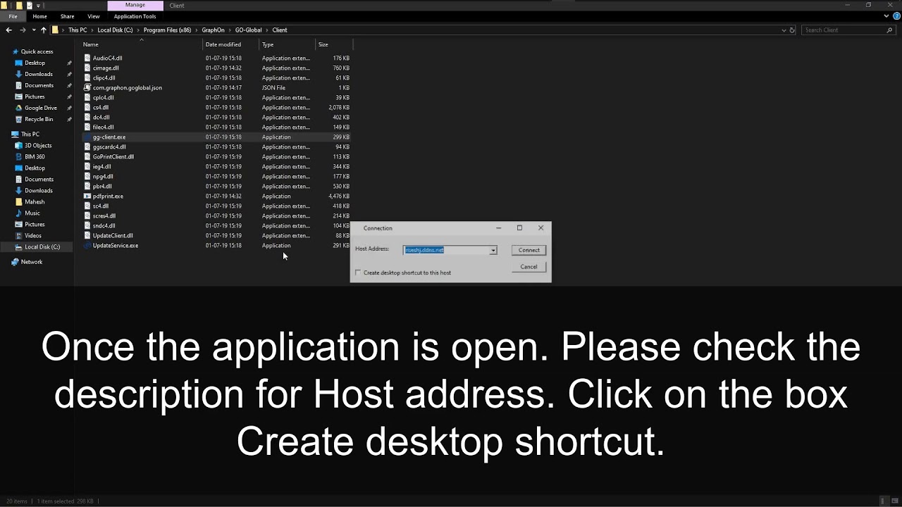 How to install Go-Global Client and access Realsoft ERP? #IT/002 - YouTube
